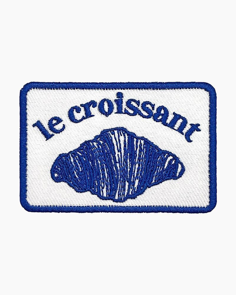 Le Croissant Embroidered Iron-On Patch | Field Trip Threads LLC | The ...