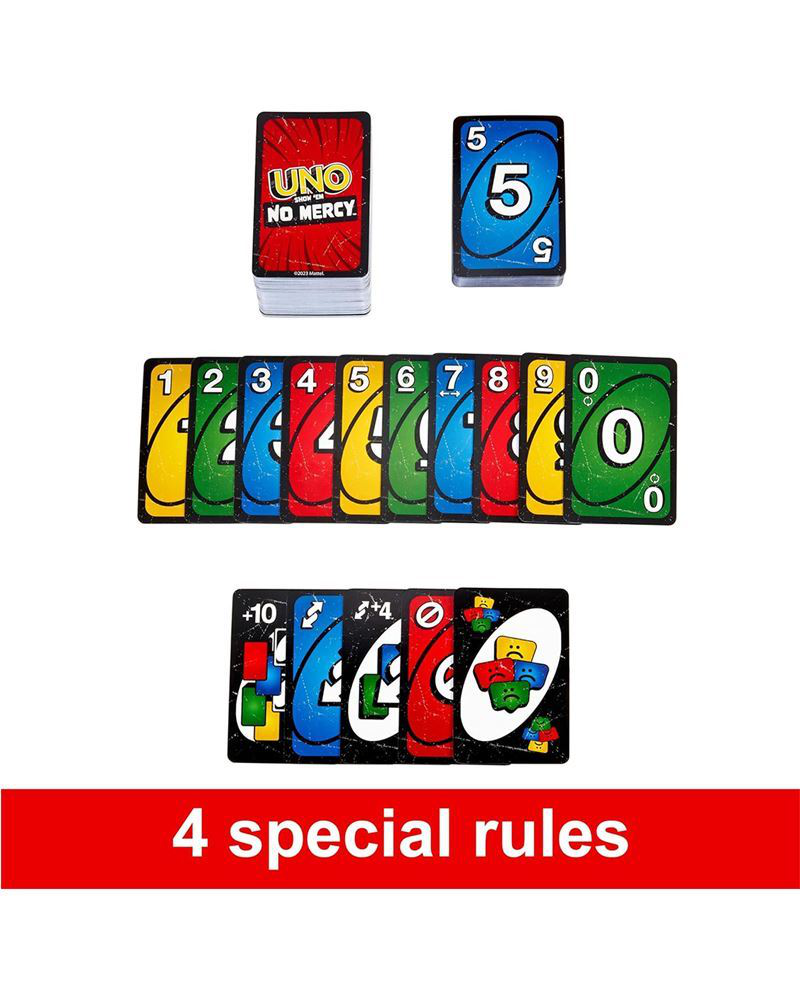 UNO Show 'Em No Mercy Card Game | Mattel | The Paper Store