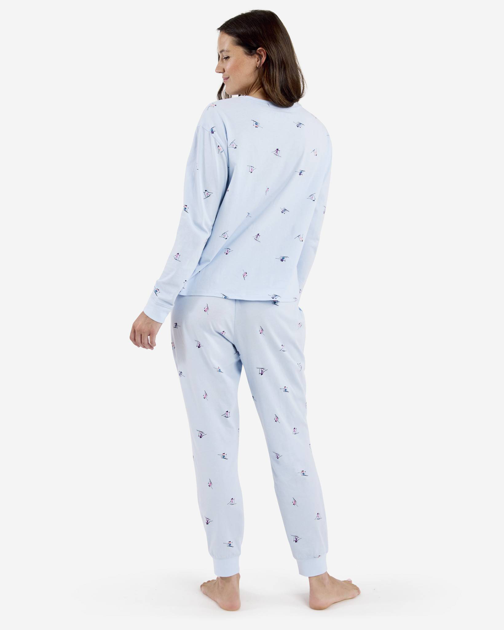 Women's Ski Ya Later Pattern Snuggle Up Sleep Joggers | Life Is Good ...