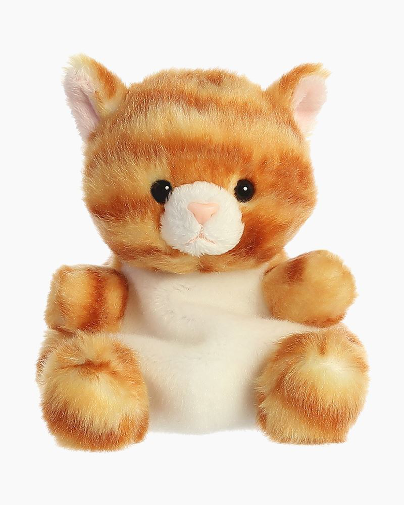 Palm Pals Miniature Orange Tabby Cat Plush | Palm Pals | The Paper Store