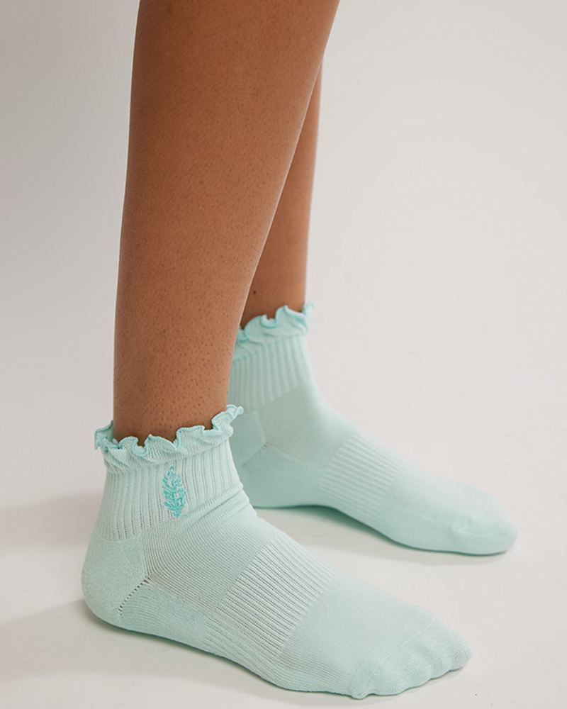 Movement Classic Ruffle Socks in Pistachio | FP Movement | The Paper Store
