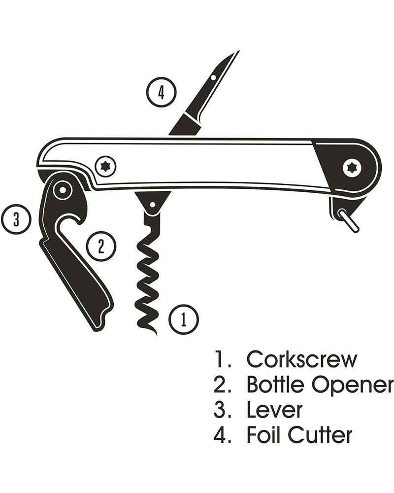 Waiter's Friend 4-in-1 Multi-Tool | Gentlemens Hardware | The Paper Store