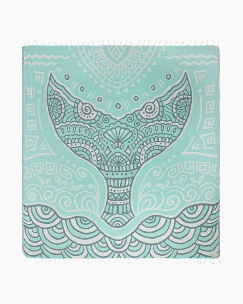 Fernando X-Large Size Beach Towel in Florida Teal | Sand Cloud | The ...