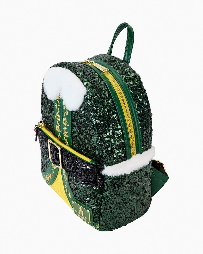 Elf Buddy Sequin Cosplay Mini Backpack | Loungefly | The Paper Store
