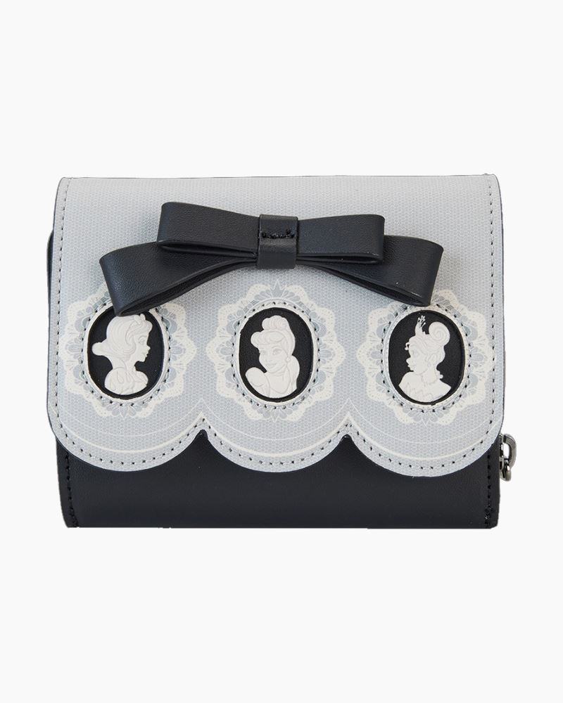 Disney Princess Cameo Porcelain Portraits Zip Around Wallet | Loungefly ...
