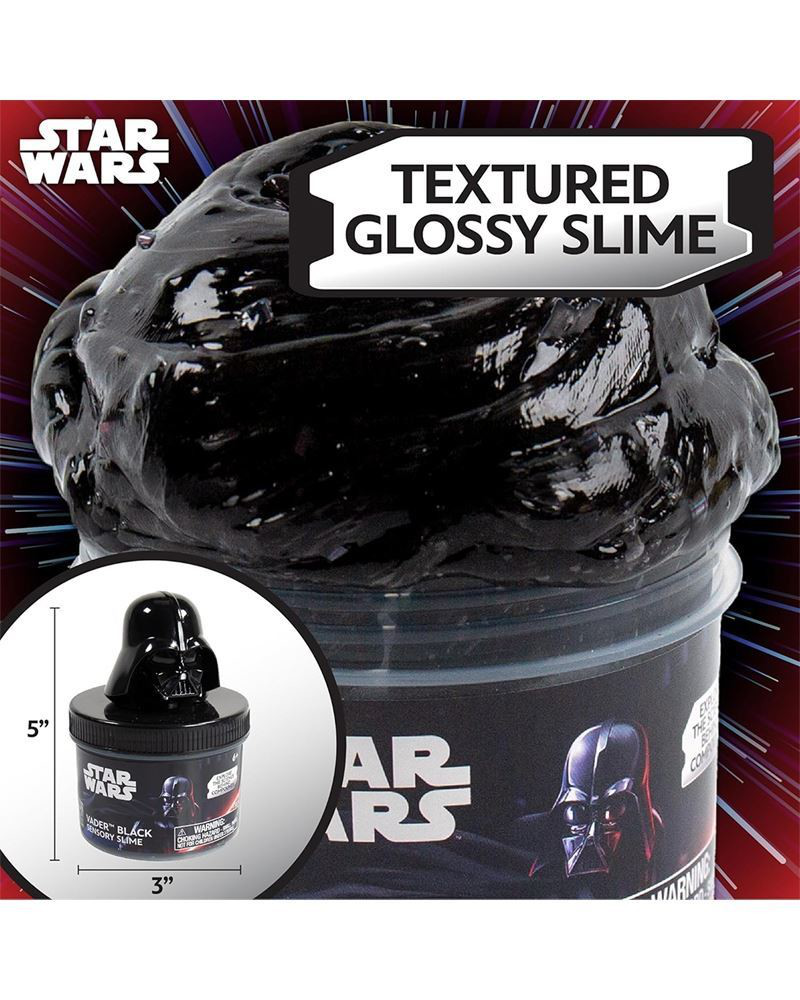 Star Wars Darth Vader Black Sensory Slime | Squishmallows | The Paper Store