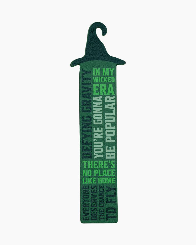 Wicked Witch Hat Green Leatherette Bookmark | Steel Mill & Co Designs ...