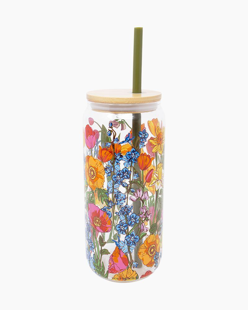 Glass Coffee Mug in Meadow Bouquet | Fillin | The Paper Store