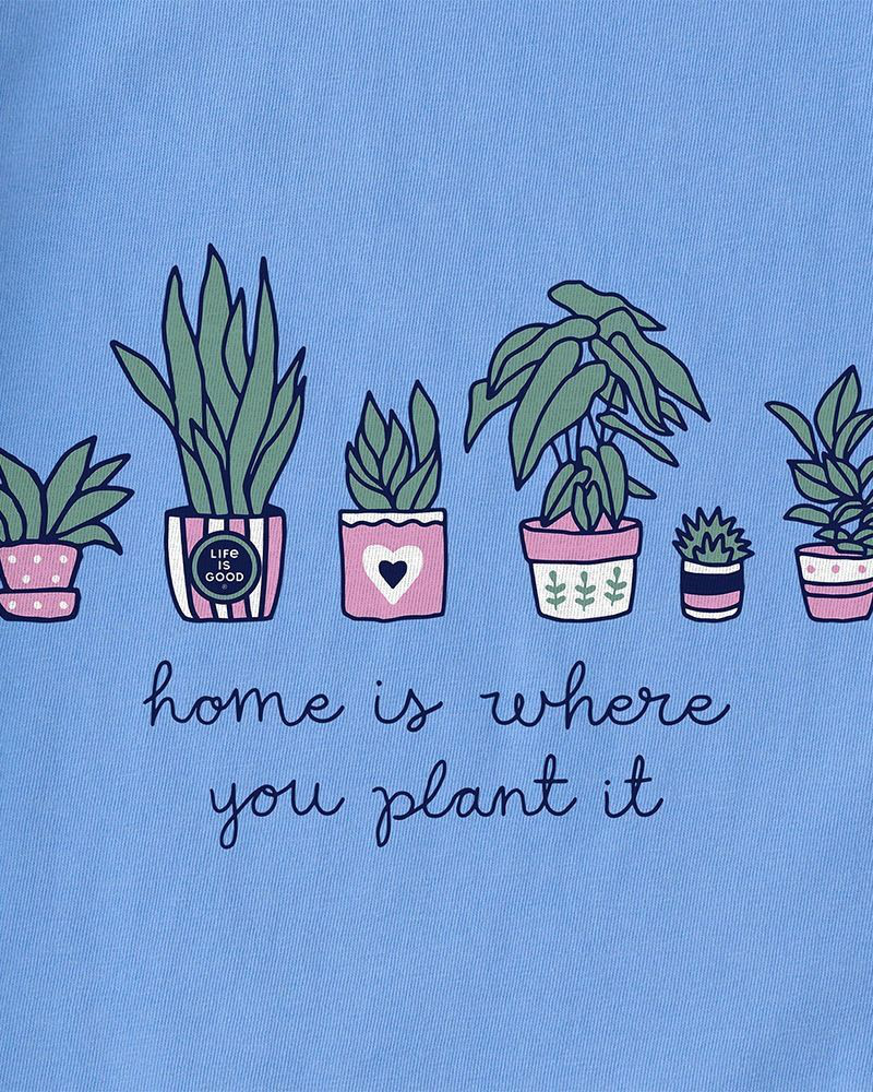 Women's Home is Where you Plant it Long Sleeve Crusher Vee in ...