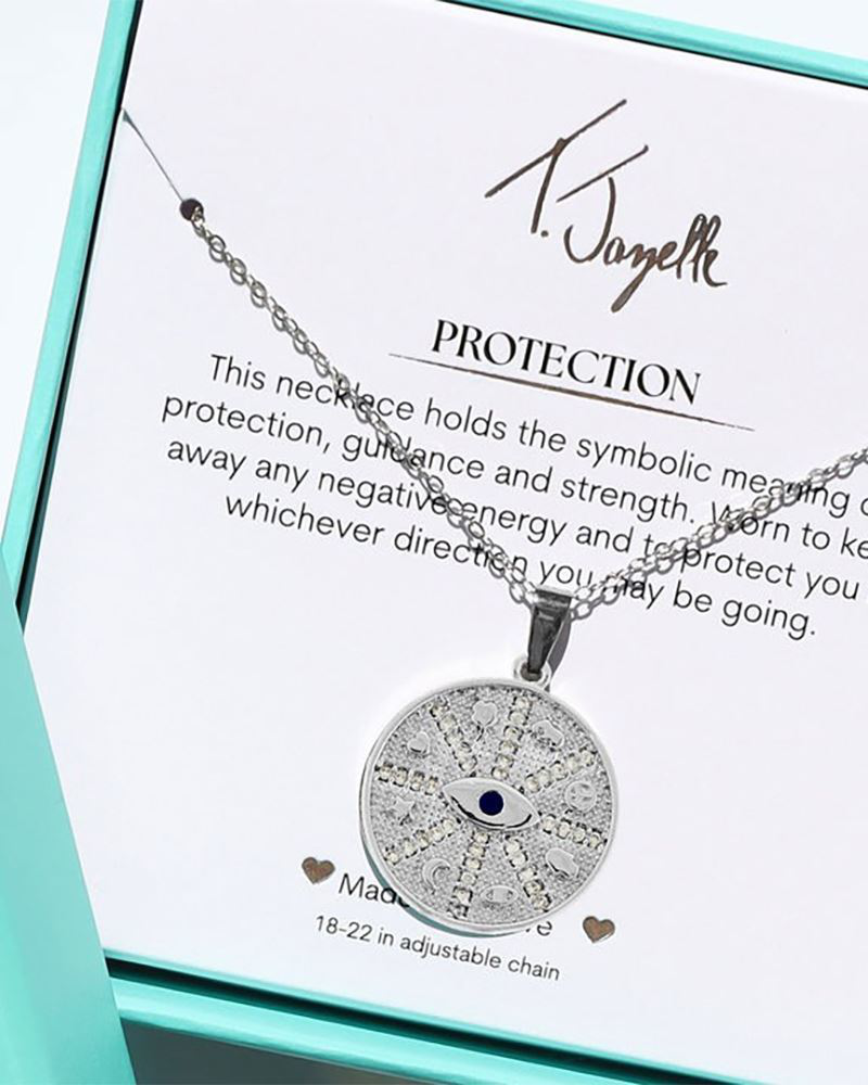 Protection Sterling Silver Charm Necklace | Tiffany Jazelle | The Paper ...