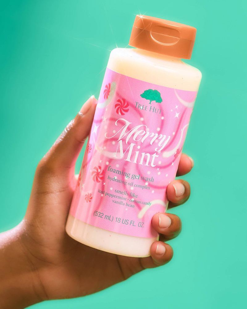 Merry Mint Foaming Gel Wash | Tree Hut | The Paper Store