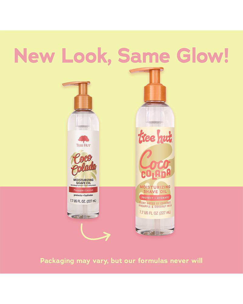 Coco Colada Moisturizing Shave Oil | Tree Hut | The Paper Store