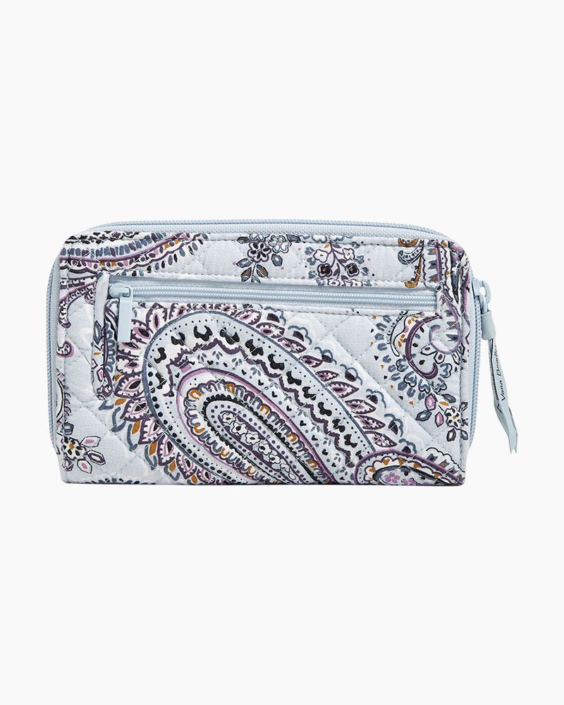 RFID Turnlock Wallet in Soft Sky Paisley | Vera Bradley | The Paper Store