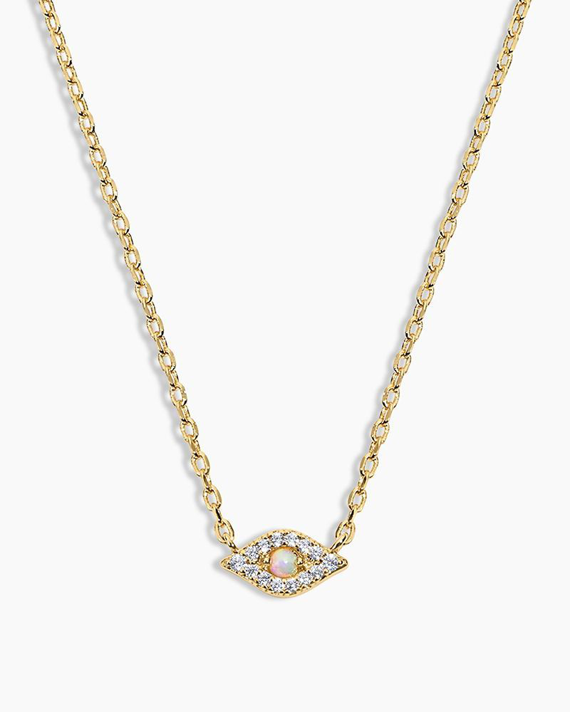 Wink Evil Eye Necklace in Gold | Electric Picks | The Paper Store