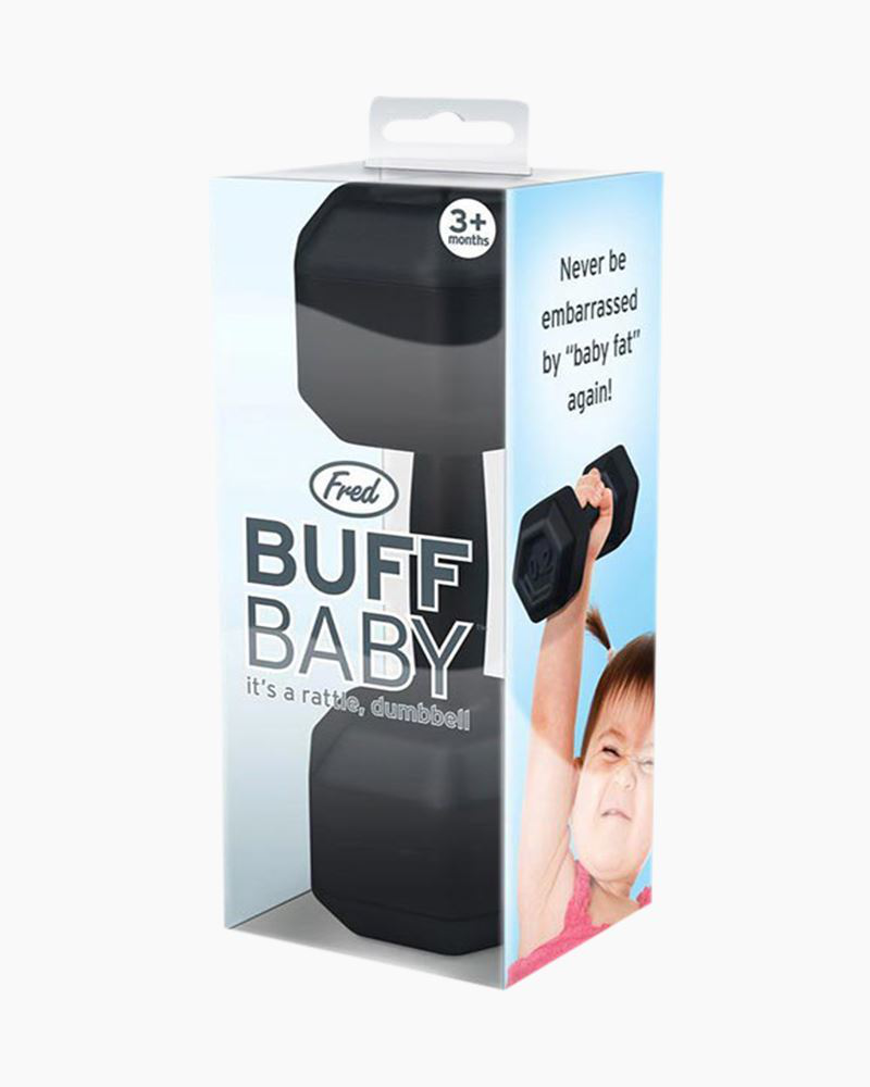 Buff Baby Dumbbell Rattle | Fred | The Paper Store