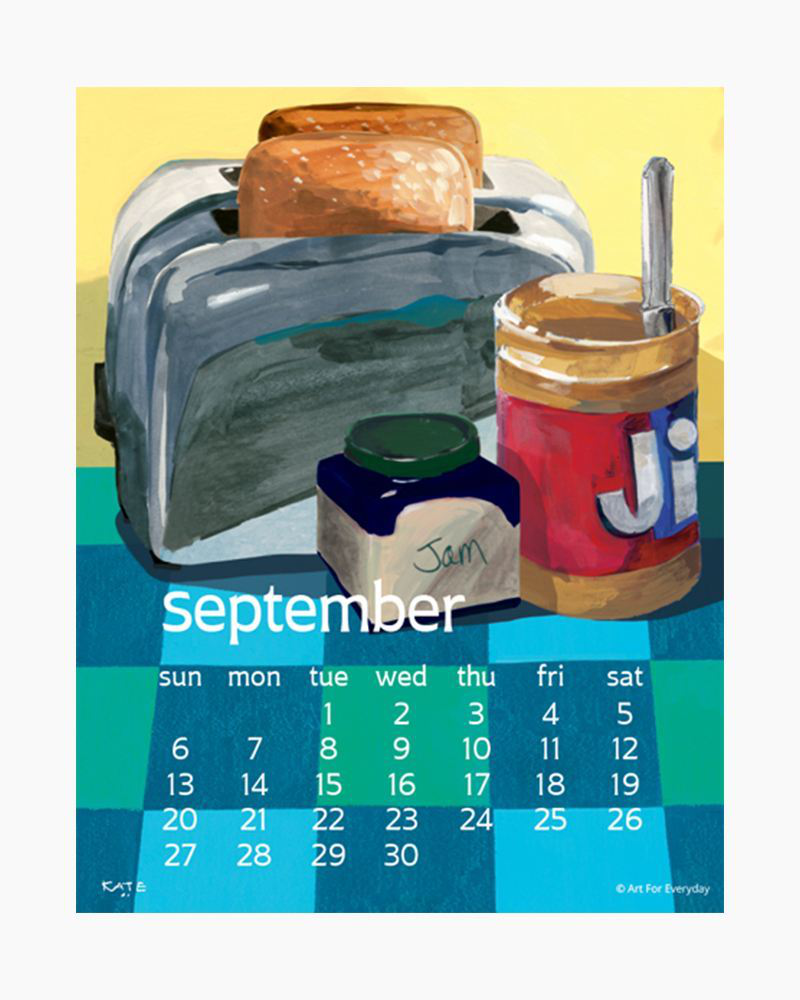 Kate Libby 2026 Poster Calendar | Art For Everyday | The Paper Store