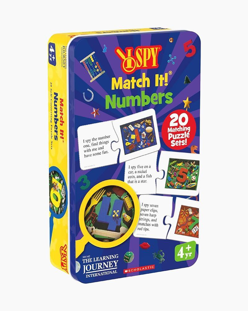 I Spy Match It! Numbers Game Tin | UNIVERSITY GAMES | The Paper Store