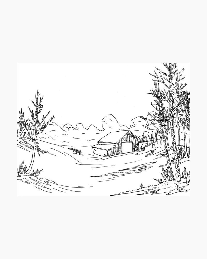 The Official Bob Ross Coloring Book (Paperback) | Random House | The ...