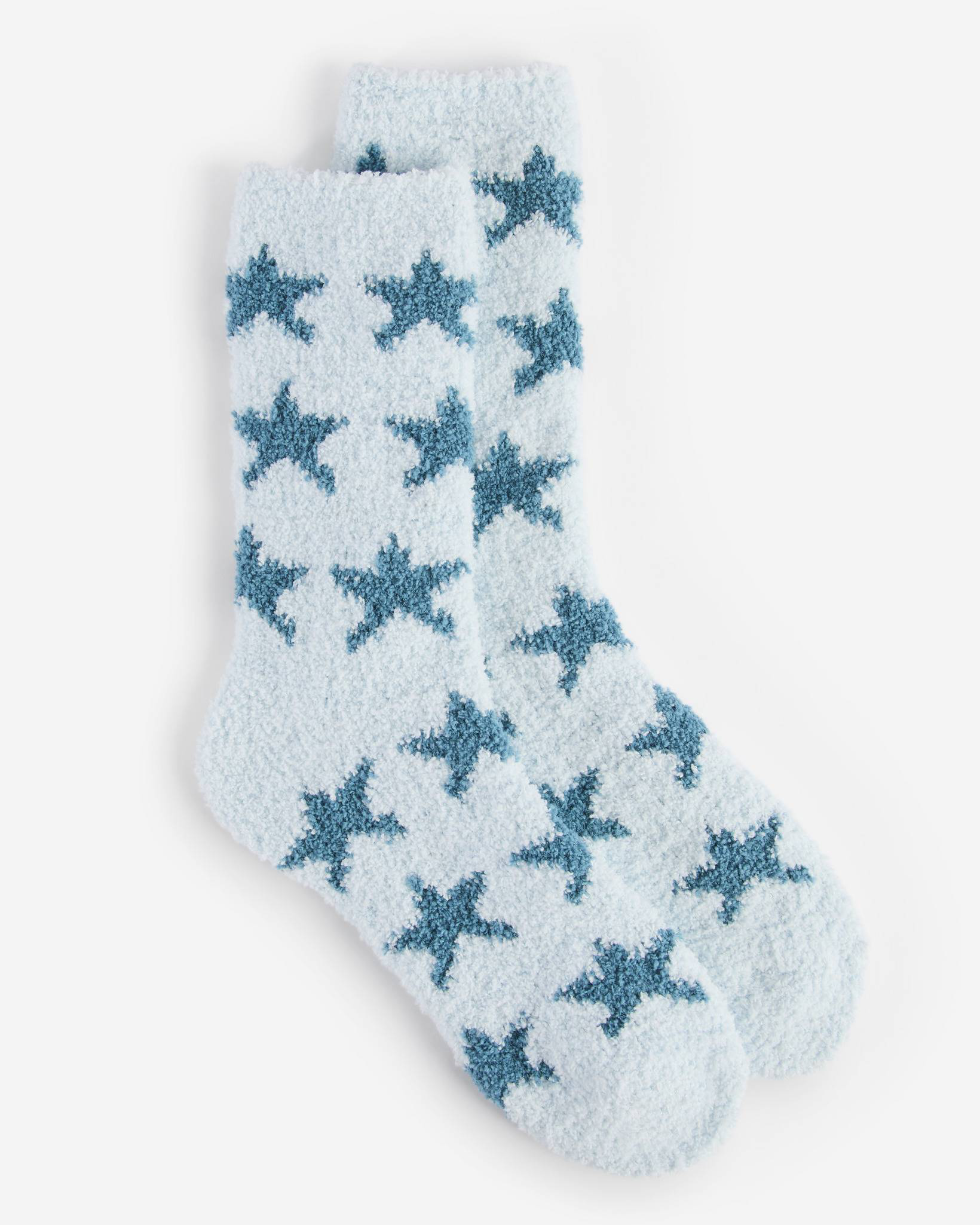 Blue Colorful Star Pattern Butter Socks | mia & tess | The Paper Store