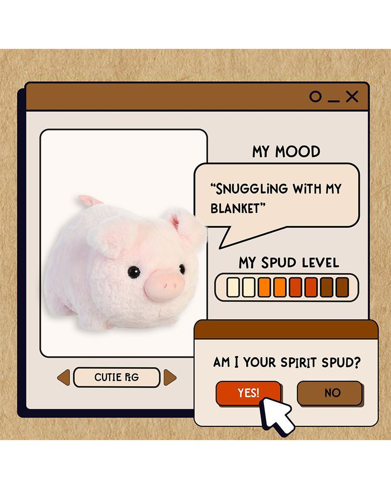 Cutie Pig Spudsters™ Plush Toy | Aurora World | The Paper Store