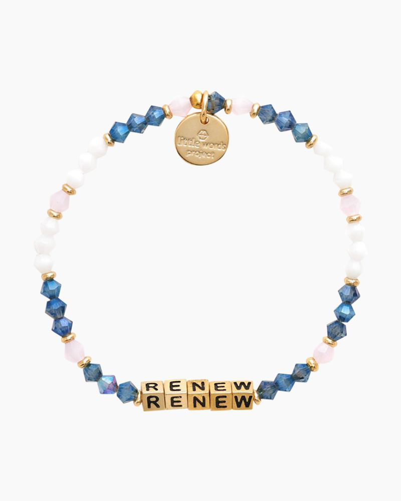 Renew Beaded Letter Bracelet | Little Words Project | The Paper Store