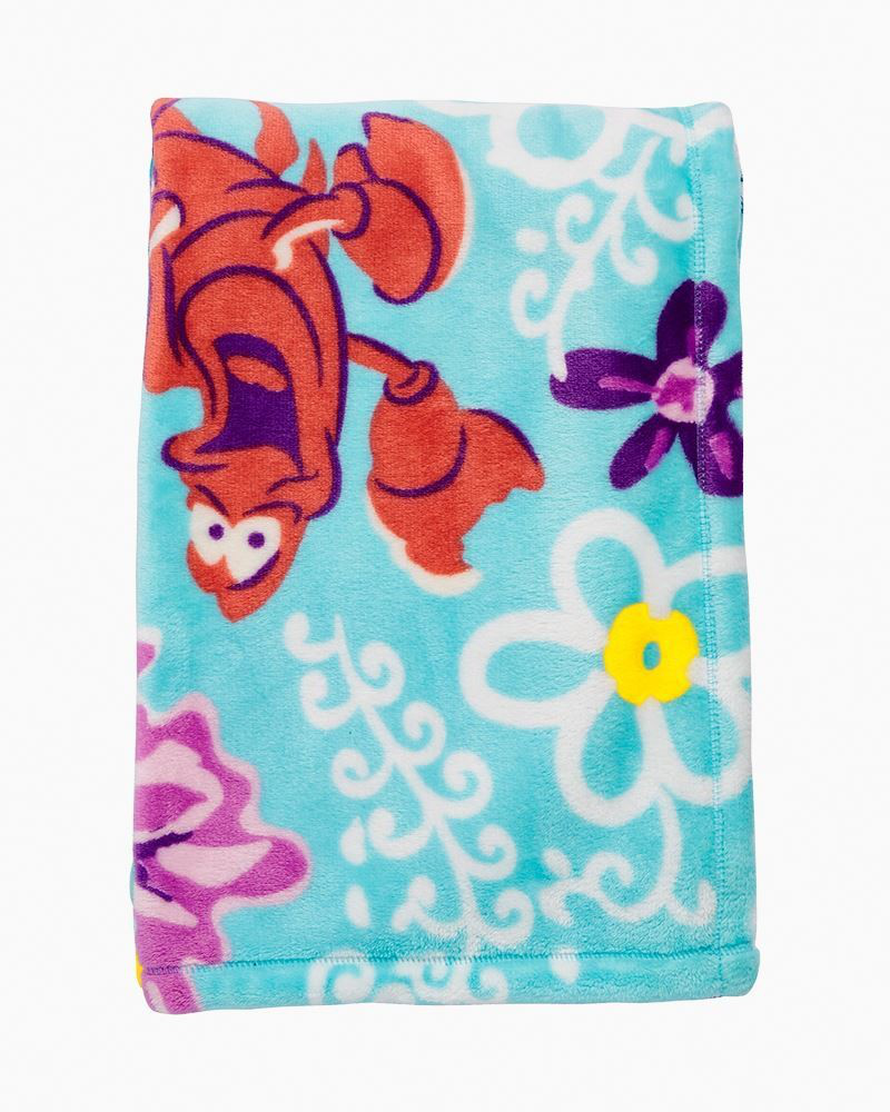 Disney Plush Throw Blanket in Ariel Floral | Vera Bradley | The Paper Store