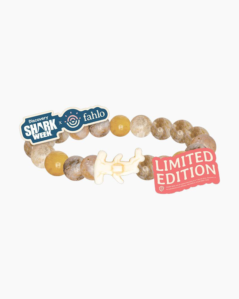 The SHARK WEEK™ Hammerhead Shark Tracking Bracelet in Sandbar | Fahlo ...