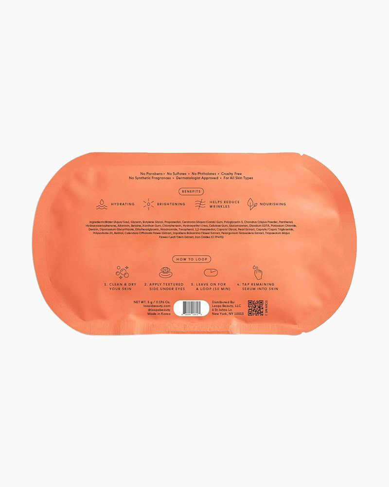 Weekly Reset Single Under Eye Mask | Loops | The Paper Store