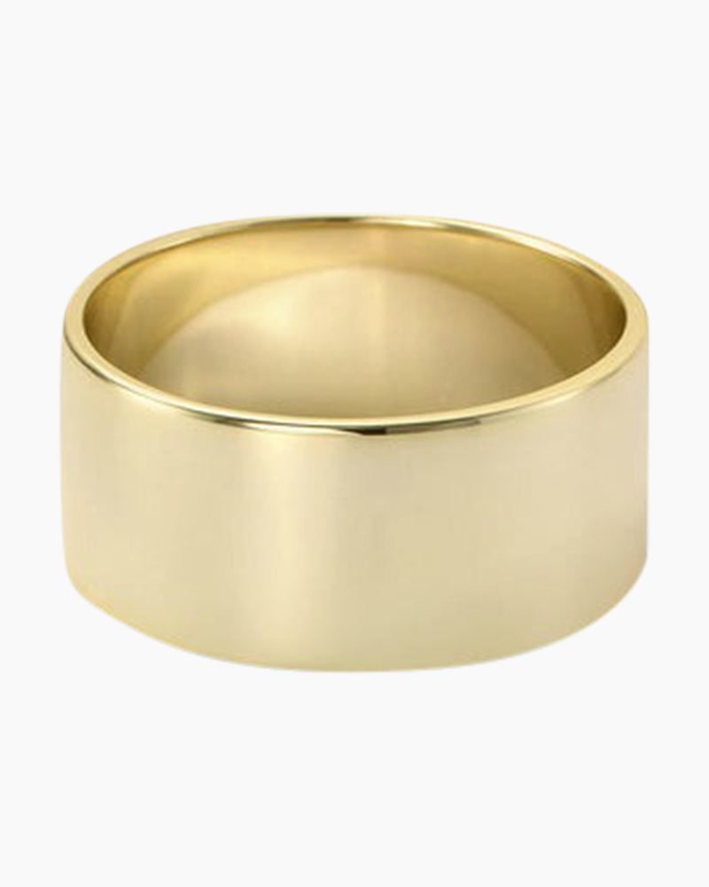 Atlas Thick Band Ring in Gold Size 6 | Melinda Maria Designs | The ...
