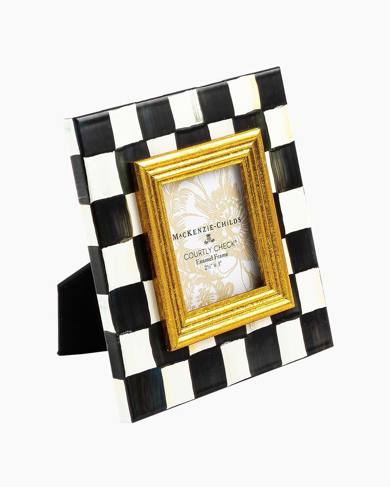 Courtly Check Picture Frame (2.5x3) | MacKenzie-Childs | The Paper Store