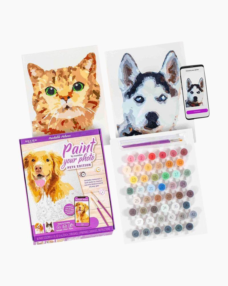 Paint Your Photo By Number - Pets Edition | Paintable Pictures | The ...