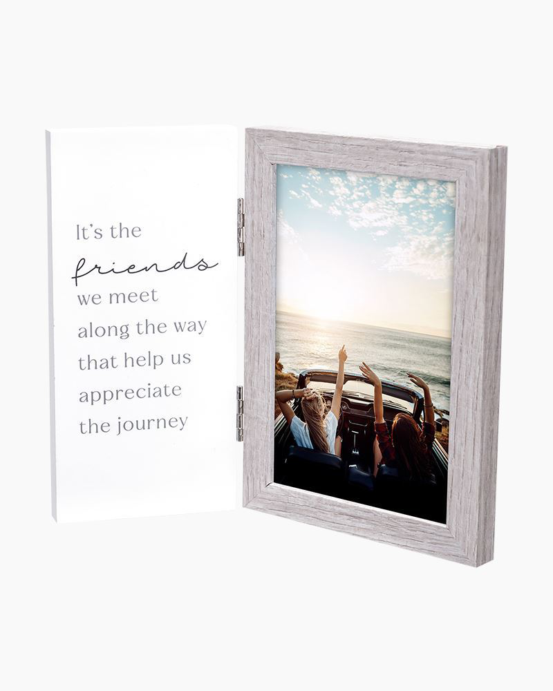The Friends We Meet Hinged Picture Frame (4x6) | Malden | The Paper Store