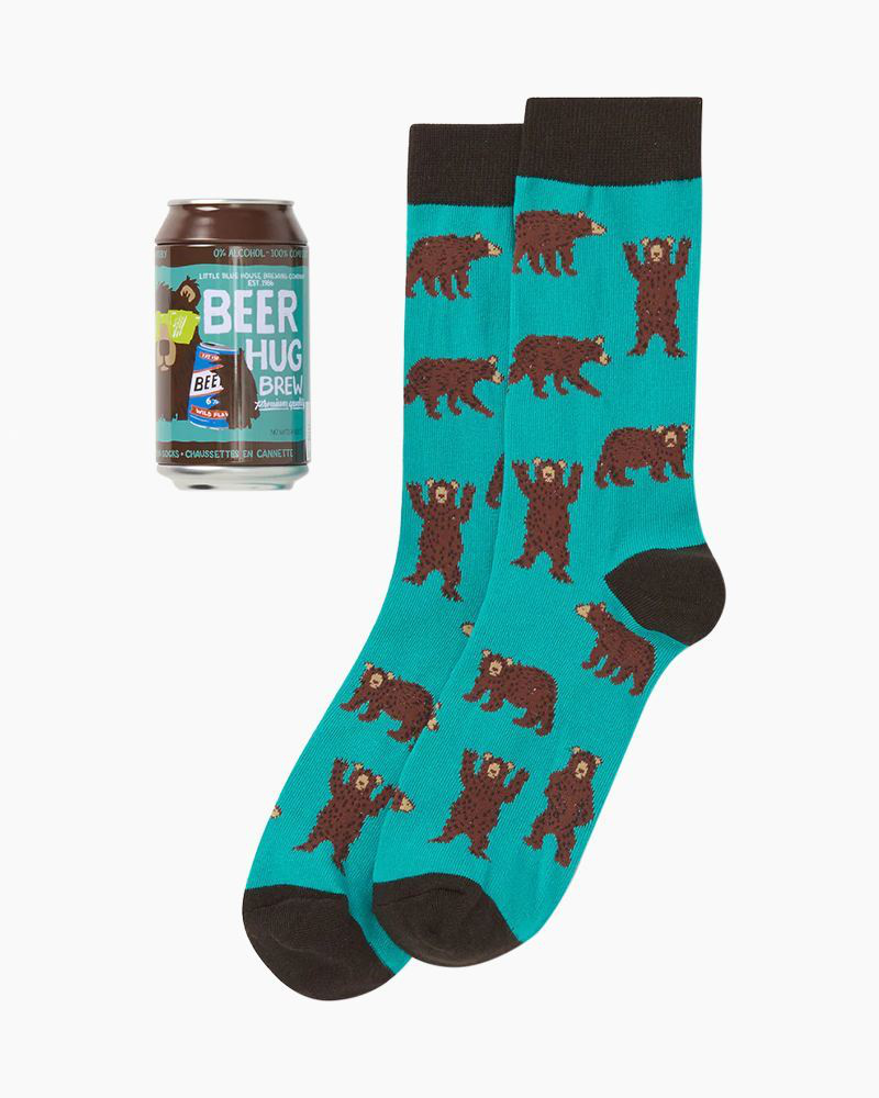 Men's Beer Hug Beer Can Socks | Hatley USA | The Paper Store