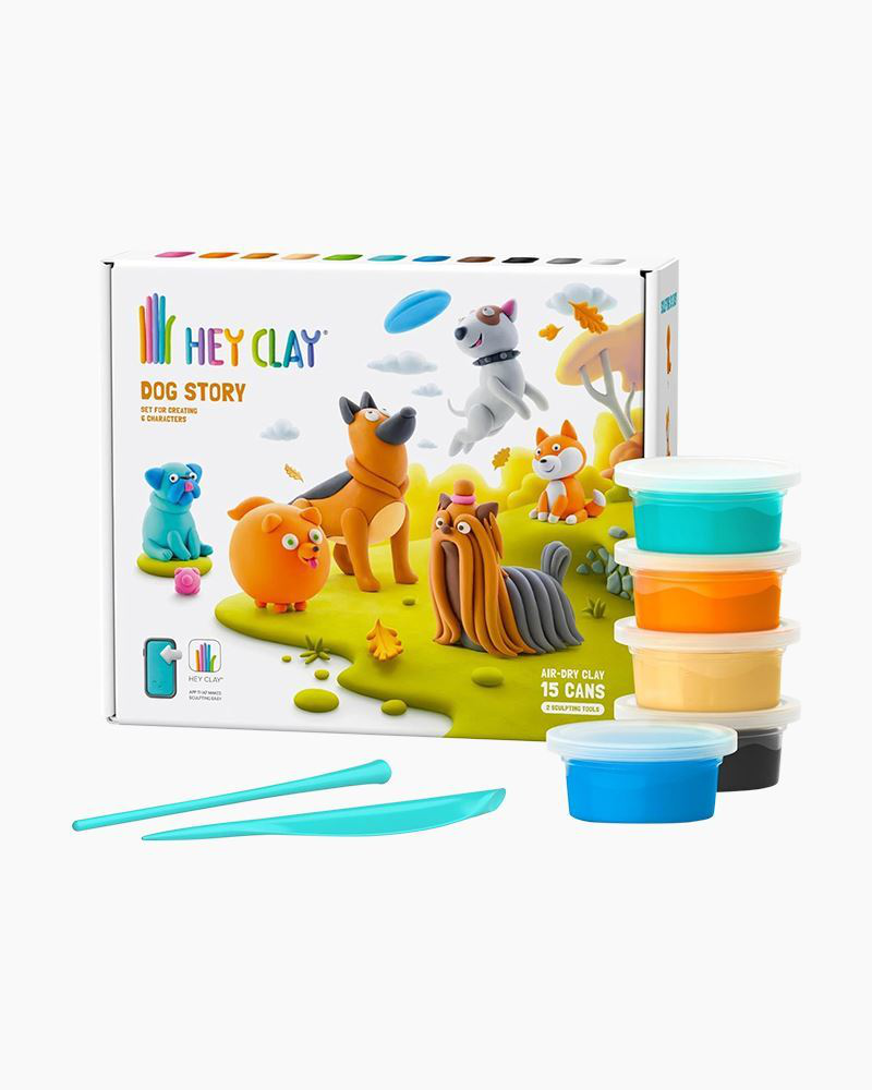 Hey Clay Dog Story Set | Fat Brain Toy | The Paper Store