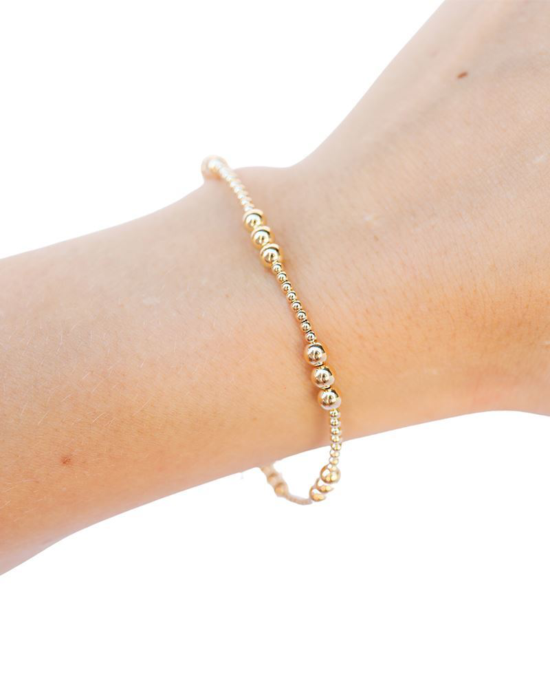 ILY Gold Beaded Bracelet | Beaded Blondes | The Paper Store