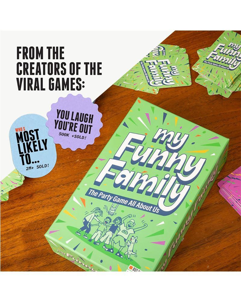 My Funny Family: The Party Game All About Us | Mayer Mayer Mayer | The Paper Store