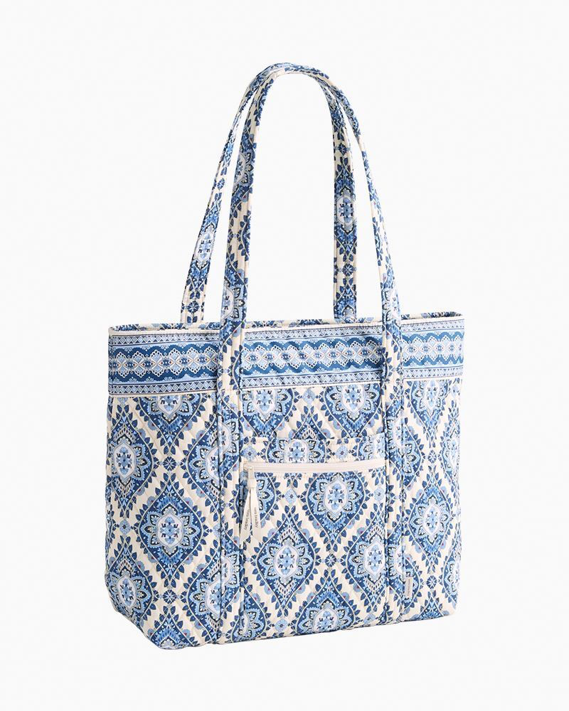 Original Vera Tote Bag in Cambridge Blues | Vera Bradley | The Paper Store