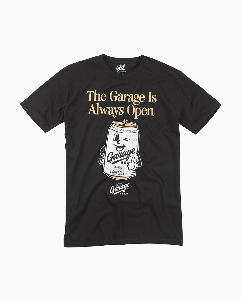 Garage is Always Open Can Short Sleeve Tee | American Needle | The ...