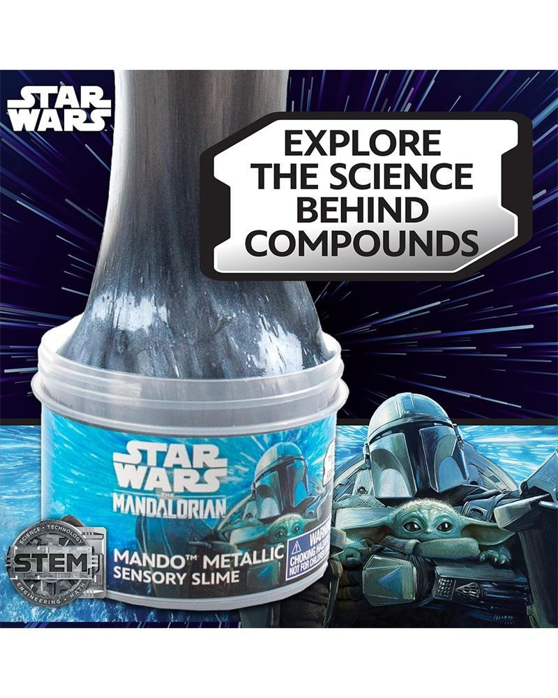Star Wars The Mandalorian Mando Metallic Sensory Slime | Horizon Group ...