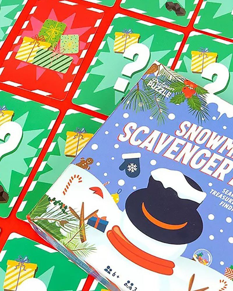 Snowman Scavenger Hunt Game | Professor Puzzle USA | The Paper Store