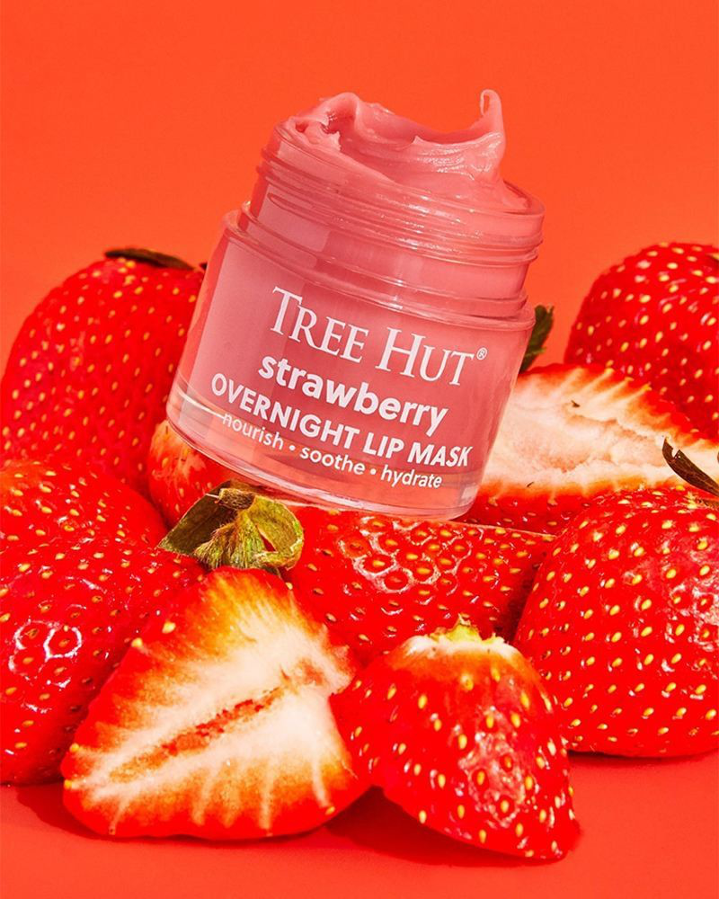 Strawberry Overnight Lip Mask | Tree Hut | The Paper Store
