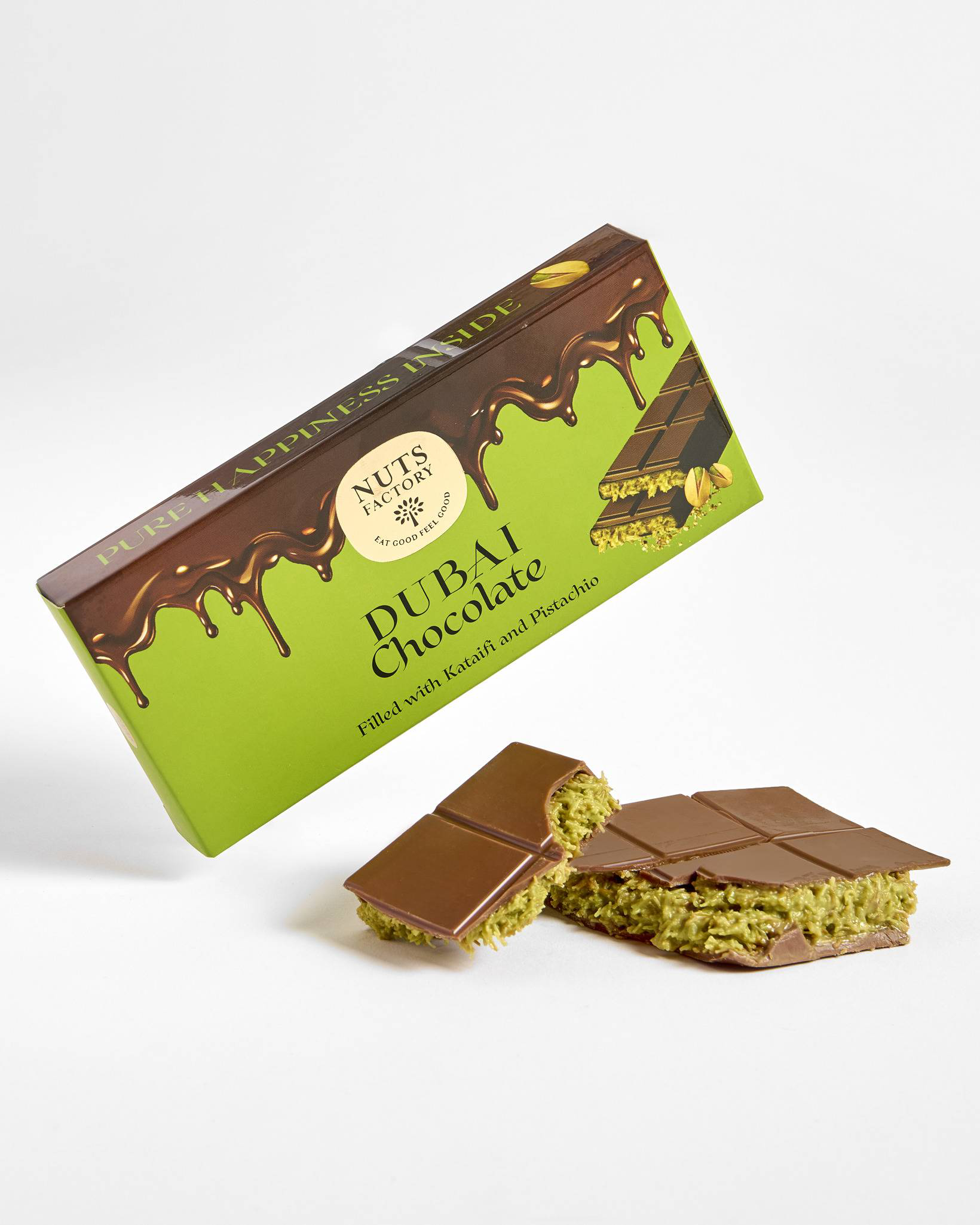 Original Dubai Chocolate Bar | Nuts Factory | The Paper Store