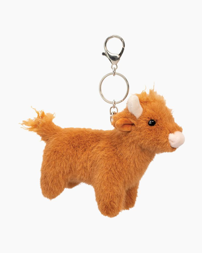 Highland Cow Plush Bag Charm | Douglas | The Paper Store