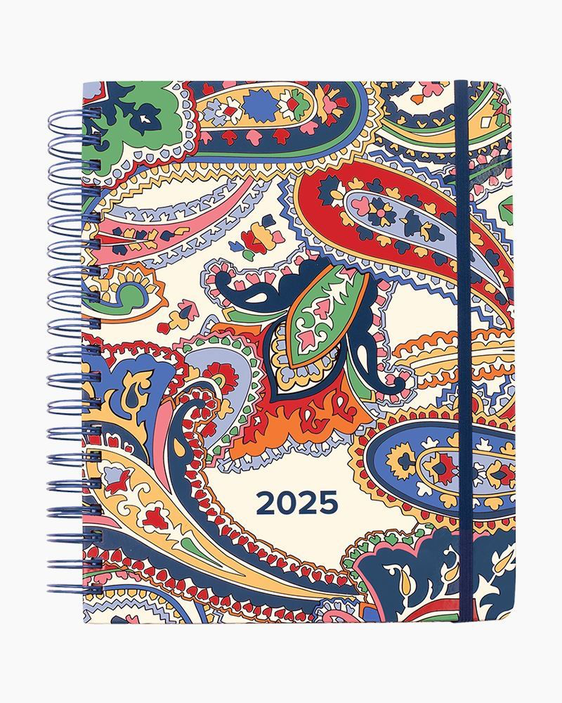 2024-2025 17-Month Jumbo Planner in Harbor Paisley | Vera Bradley | The ...
