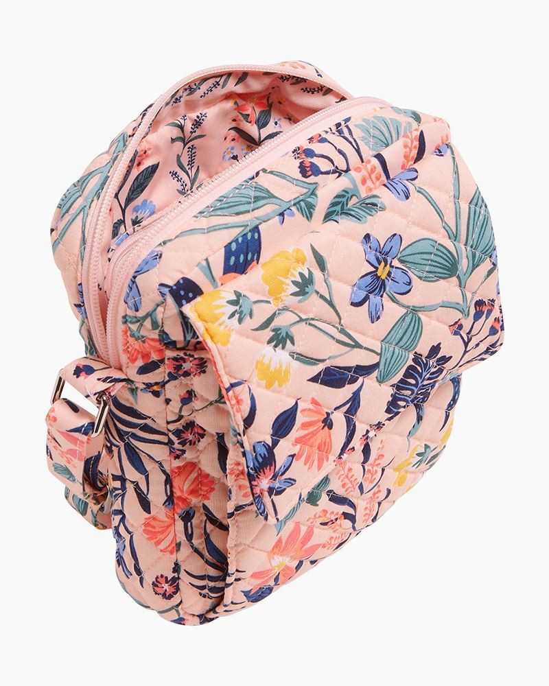 Small Crossbody Bag in Paradise Coral | Vera Bradley | The Paper Store