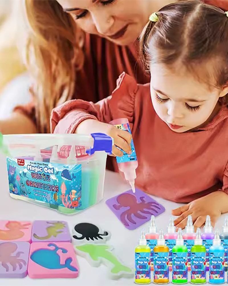 Create Your Own Magic Gel Water Creatures Kit | Leading Edge Novelty ...