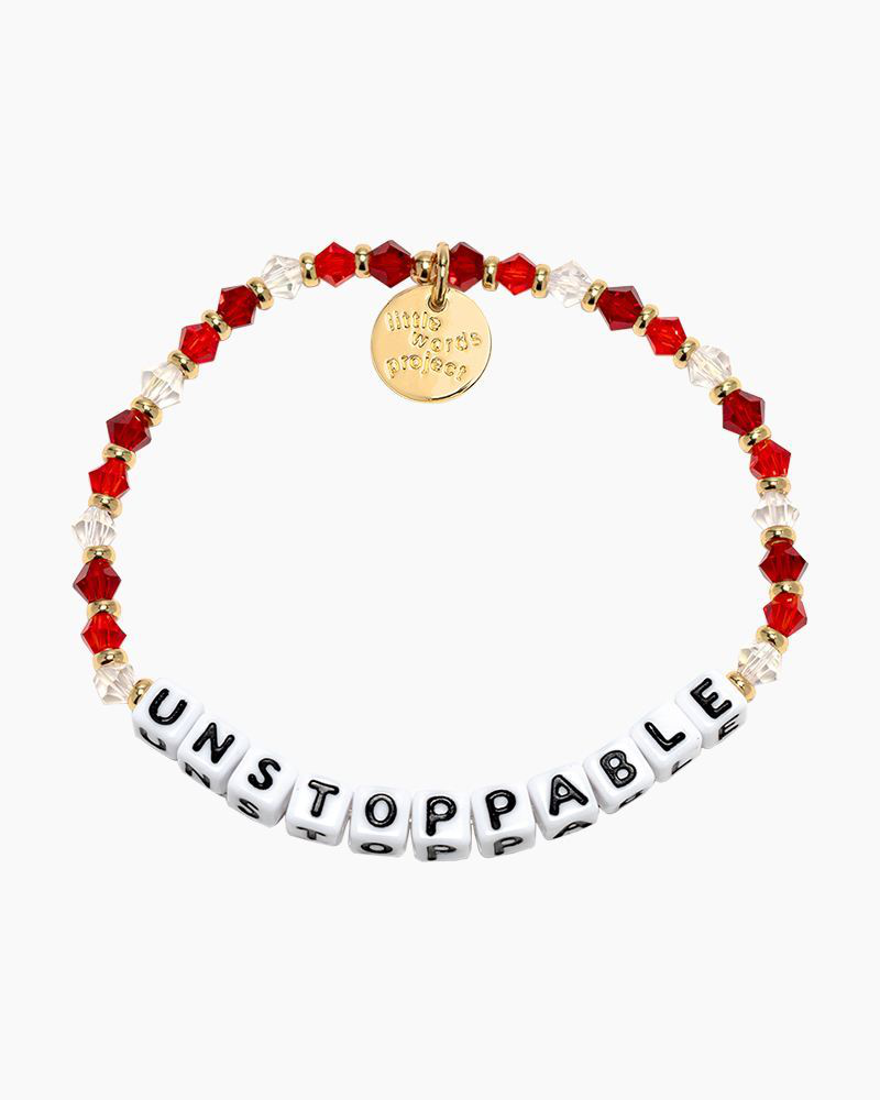 Unstoppable Beaded Letter Bracelet | Little Words Project | The Paper Store