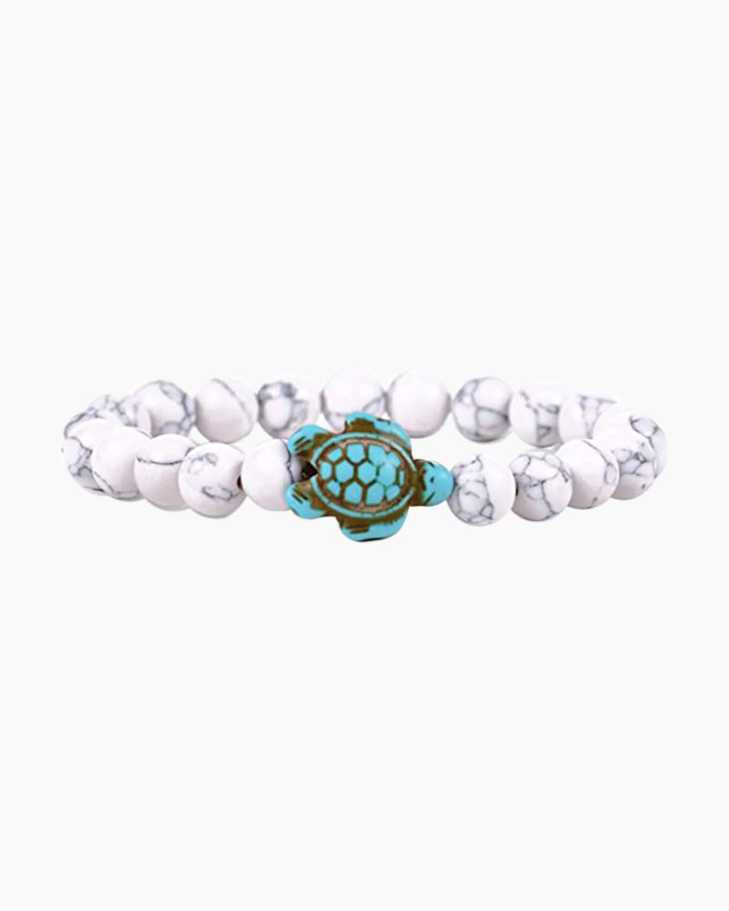 Fahlo The Journey Sea Turtle Tracker Bracelet in White Howlite | Fahlo ...