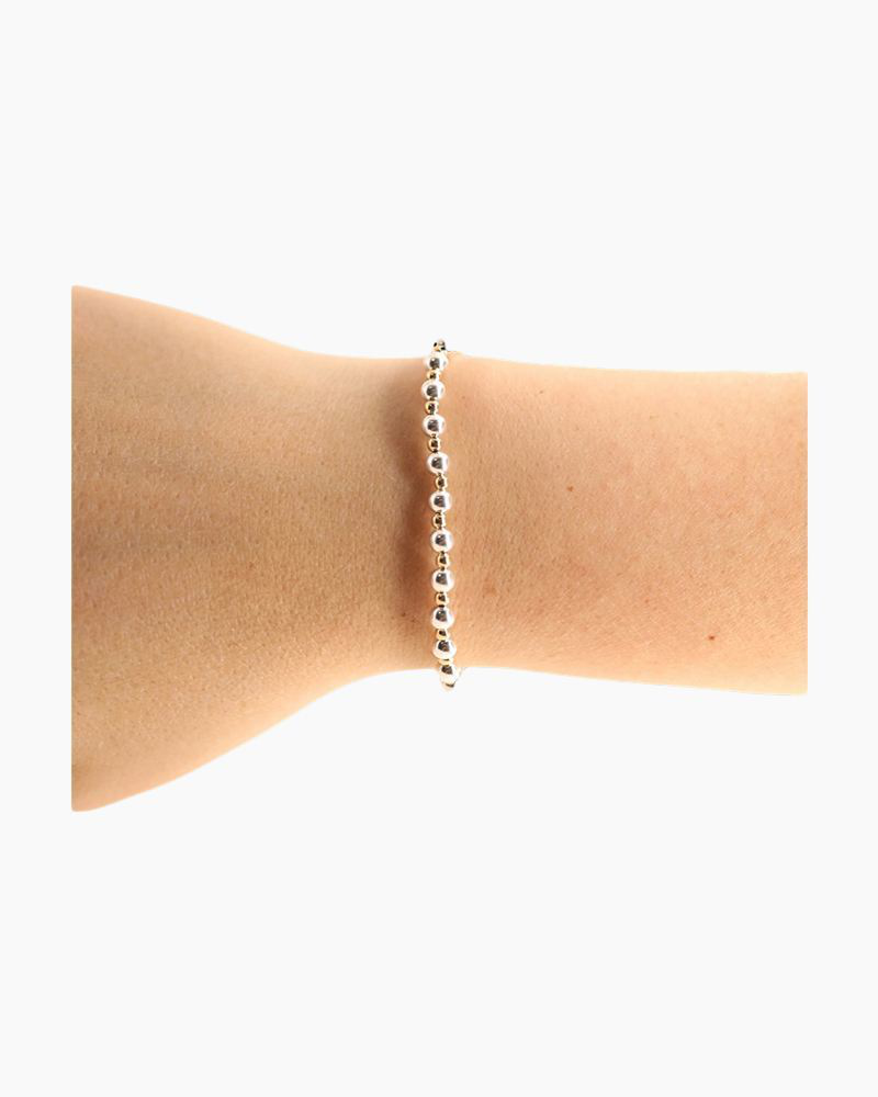 Mini Katy Bracelet in Two-Tone | Beaded Blondes | The Paper Store