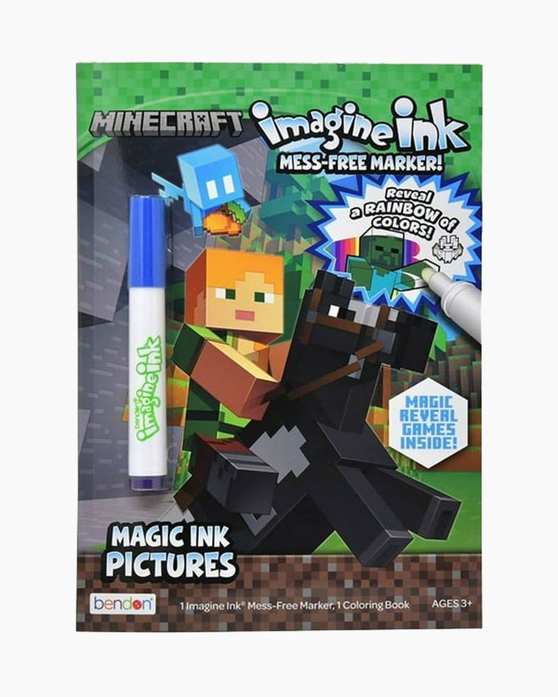 Minecraft Imagine Ink Activity Book | Bendon | The Paper Store